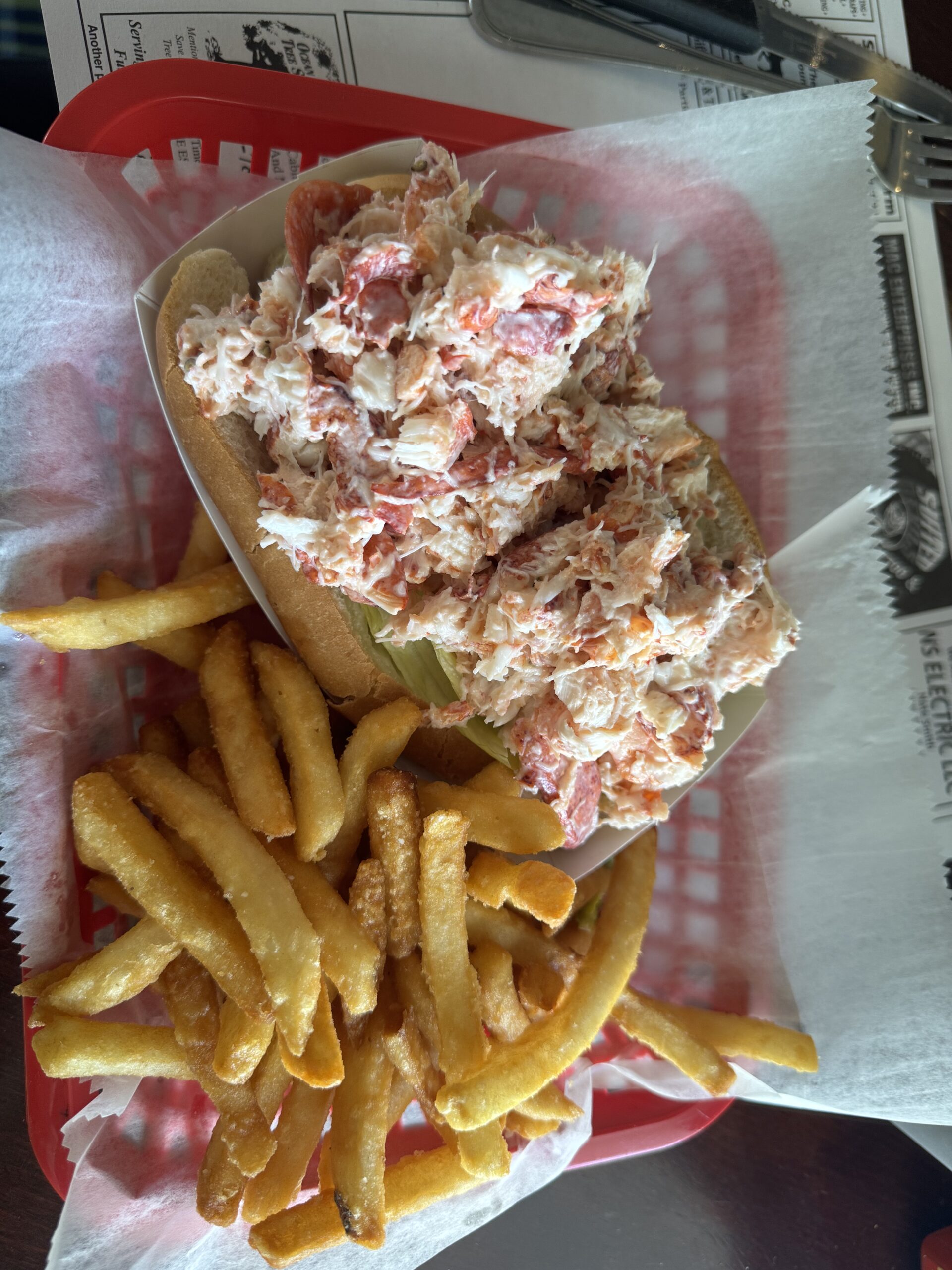 Lobster Roll at Rudy's | Public Golf RI | Laurel Lane Country Club