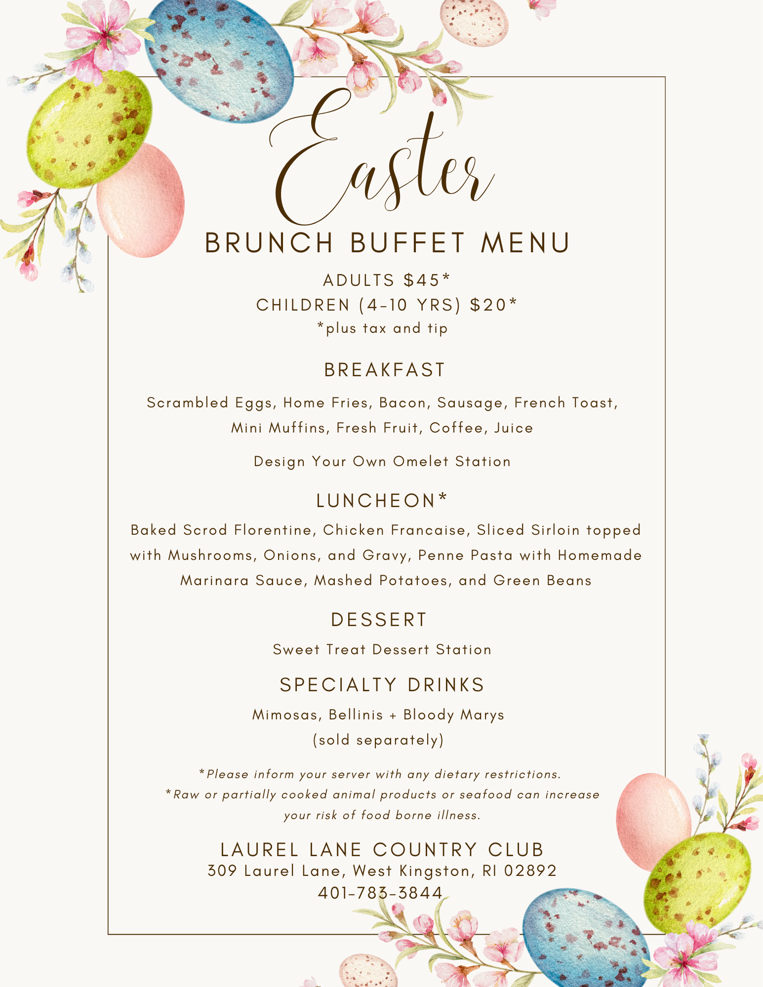 RUDY'S Bar&Grille | Public Golf RI | Laurel Lane Country Club
