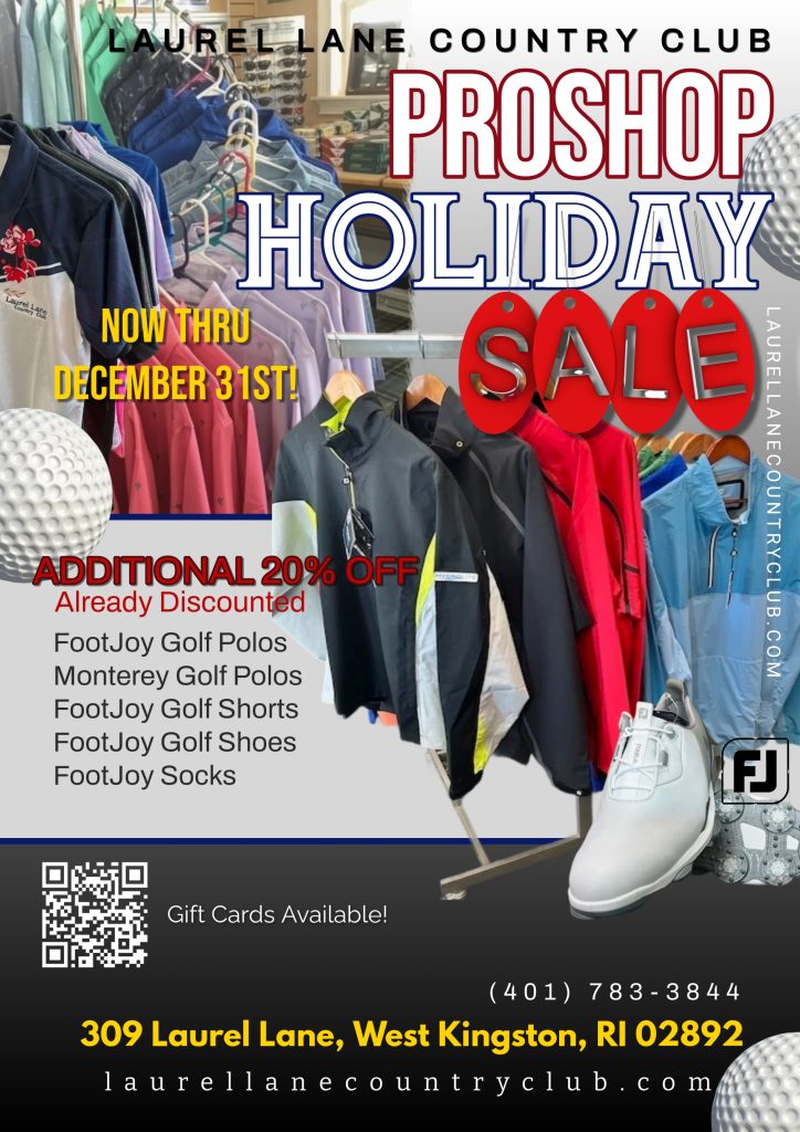 ProShop Sale | Public Golf RI | Laurel Lane Country Club